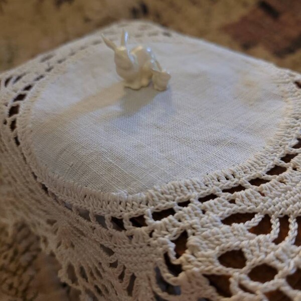 Detailed Antique White Dollhouse Rabbit Figurines 1:12 Miniature Modern ...