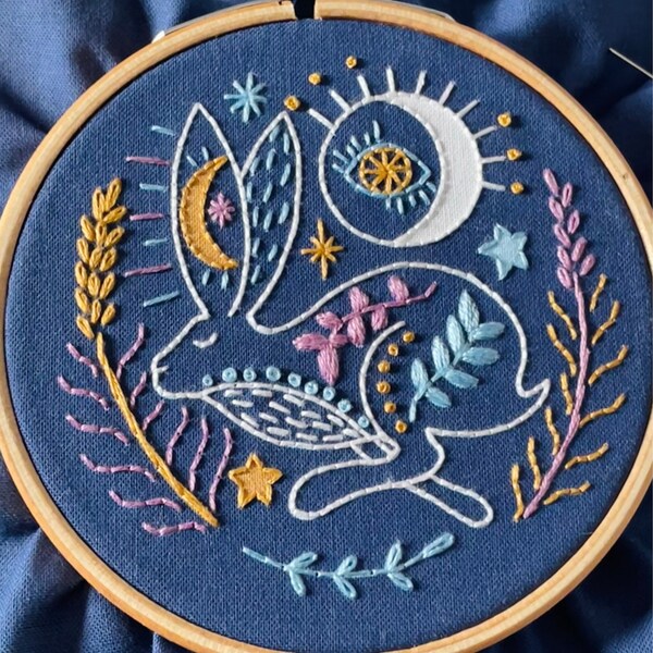 Celestial Pennant Felt Craft Kit Beginner DIY Craft Set Moon Phases and ...