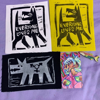 Trans Werewolf Patch Sew or Glue on Back Patch 9x7 Inches - Etsy