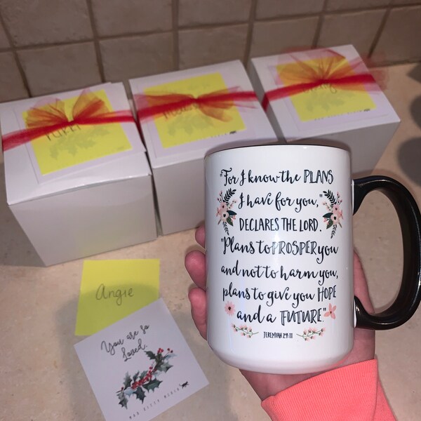 For I Know the Plans I Have for You Mug / Jeremiah 29:11 / Bible Verse ...