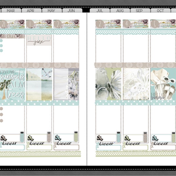 Digital Teacher Planner | Undated Neutral Teacher Digital Planner for ...