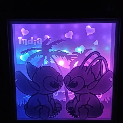 Lightbox Ohana Stitch - Etsy