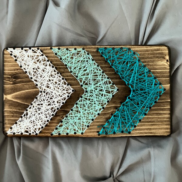 DIY Chevron Arrows String Art Kit - Etsy