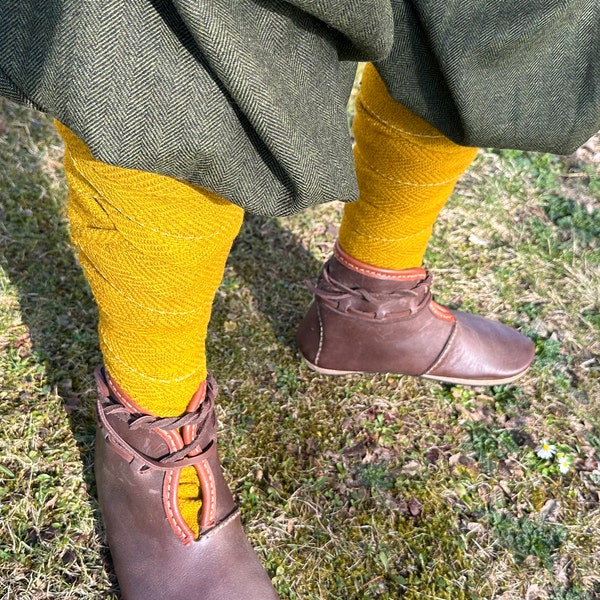 Birka Shoes HAND SEWN for Vikings / PROMOTION / Medieval Shoes / Thick ...