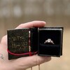 Moon Sun Star Ring Box Proposal Celestial Engagement Jewelry Box ...