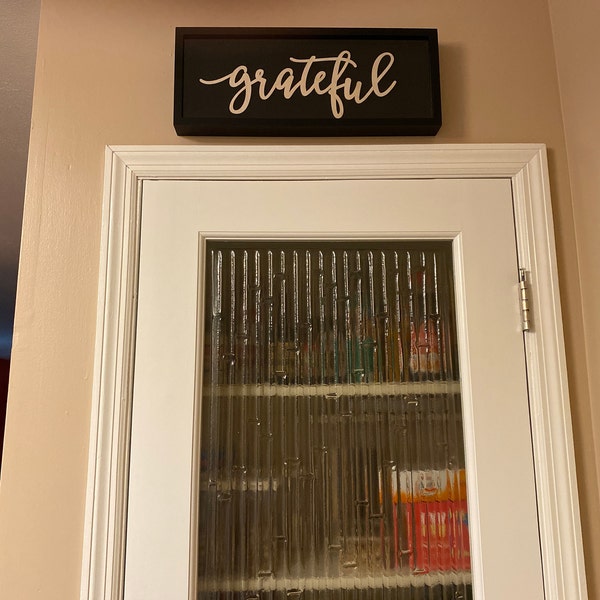 Grateful Sign, Grateful Wood Sign, Grateful Wall Decor, Thanksgiving ...