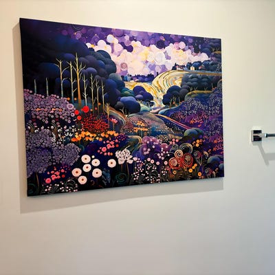 Incredible Gustav Klimt Inspired Landscapes in 5K Set of 5, Digital ...