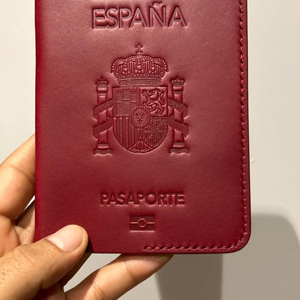 Leather Holder for Saudi Arabia Passport, Saudi Arabia Passport, Arabic ...