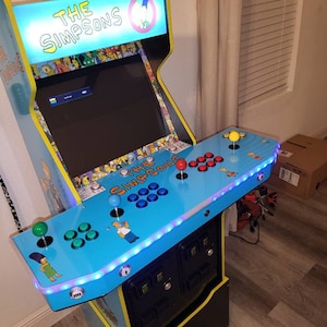 Simpsons Arcade1up 4 Player to 2player Conversion Panel Only - Etsy