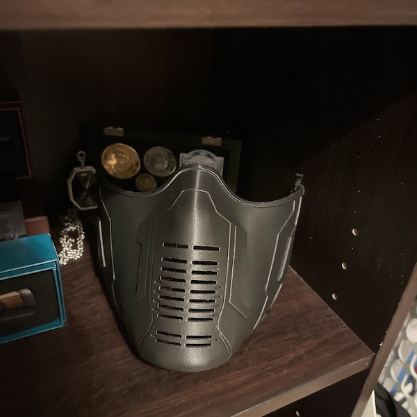 3d Printed Winter Soldier Mask, Bucky Barnes, Bucky Winter Soldier ...