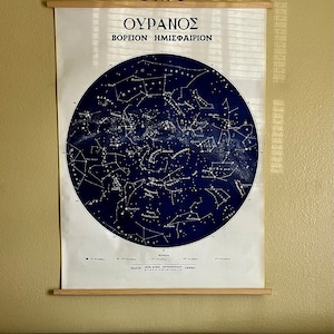 The World Pull Down Chart, Political Map of the World, Vintage World ...