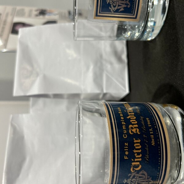 Buchanan Custom Whiskey Sticker Label, Buchanan Scotch Whiskey Birthday ...