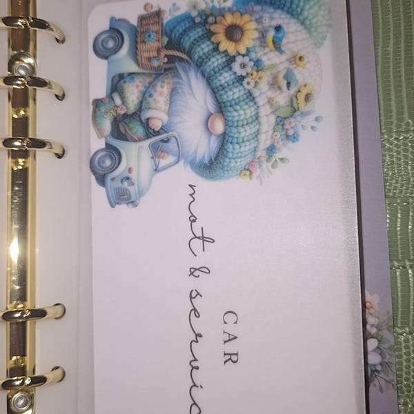 Zoo A6 VELLUM Tracker and Wallet, Cute Animal Design, Cash Stuffing ...