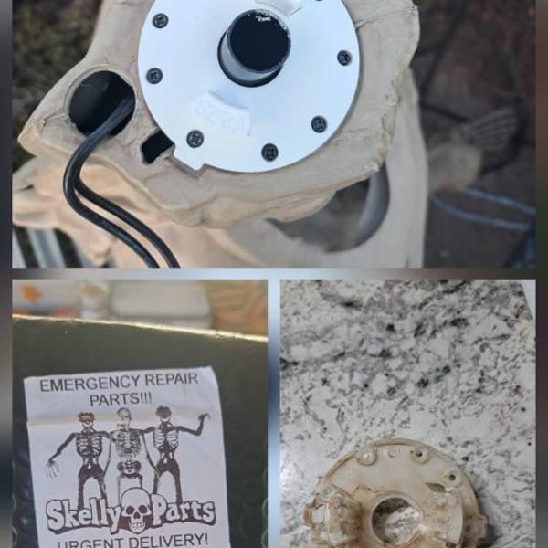 UPGRADED 12ft Skeleton Replacement Bracket for Home Depot Skelly Elbow ...