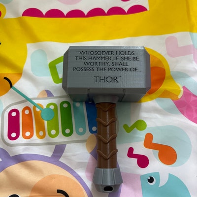 Baby's First Mjolnir Thor Baby Rattle Thor's Hammer Thors Baby Rattle ...