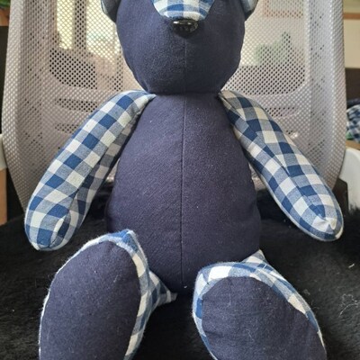 Memory Bear Easy 18 Sewing Pattern Simple Bear Pattern Sewing Pattern ...