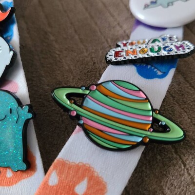 Explore Map Enamel Pin Badge, a Great Pin for Those Adventurous People ...