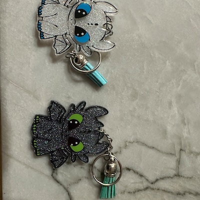 Cartoon Dragon Keychain, Movie Character Keyring, TV Show Character ...