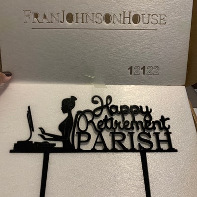 Feliz cumpleaños pastel topper nombre personalizado cualquier edad ...