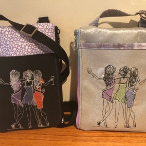 Girls Embroidery Design Girlfriends and Party Motif Pattern - Etsy Canada