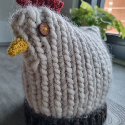 PATTERN Chicken Hat Knitting Pattern PDF - Etsy