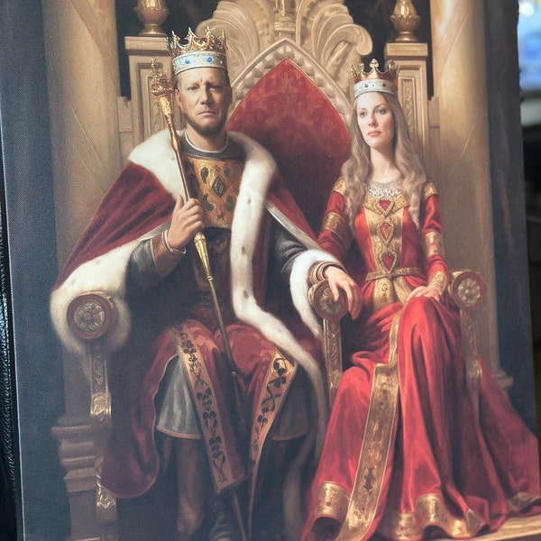 Custom Royal Portrait Oil Painting From Photo, Renaissance Portrait ...