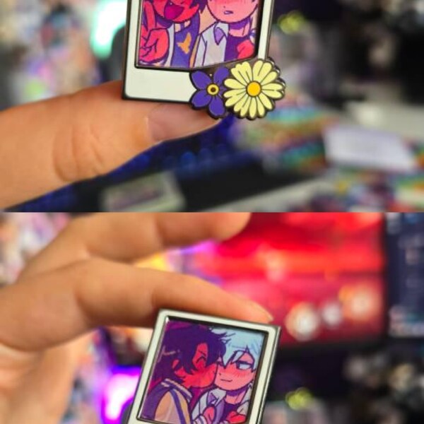 Dandy's World Vee Lenticular Enamel Pin - Etsy UK