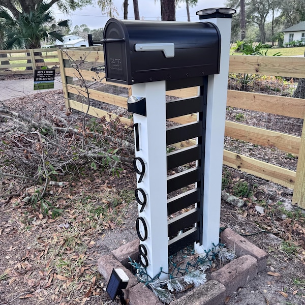 Modern Locking Aluminum Mailbox for Outdoor Use – Durable Stand - Etsy