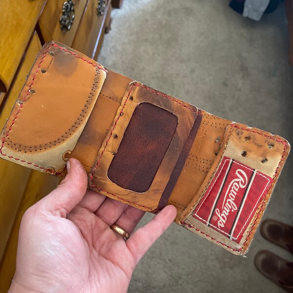 Baseball Glove Front Pocket Wallet - Etsy