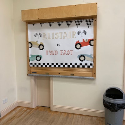 Personalised Car Backdrop, Two Fast Backdrop, Modern Race Car, Vintage ...