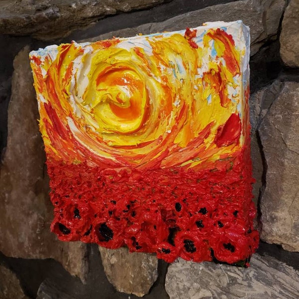 3D Large Magnolias 30 X 30 Touchart 3D Acrylic Paint by Ukrainian ...