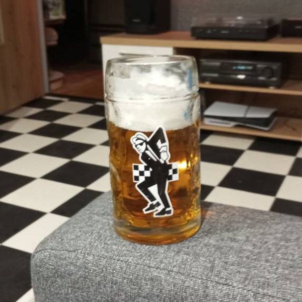 Oi! Circular Vinyl Sticker - Punk Rock Boots Retro Laptop Window Slogan ...