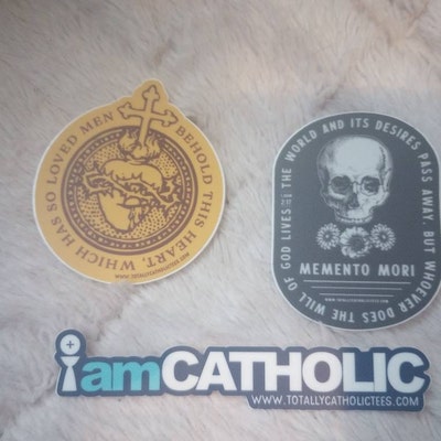 Memento Mori Catholic Sticker, Vinyl, Waterproof, Catholic Stickers ...
