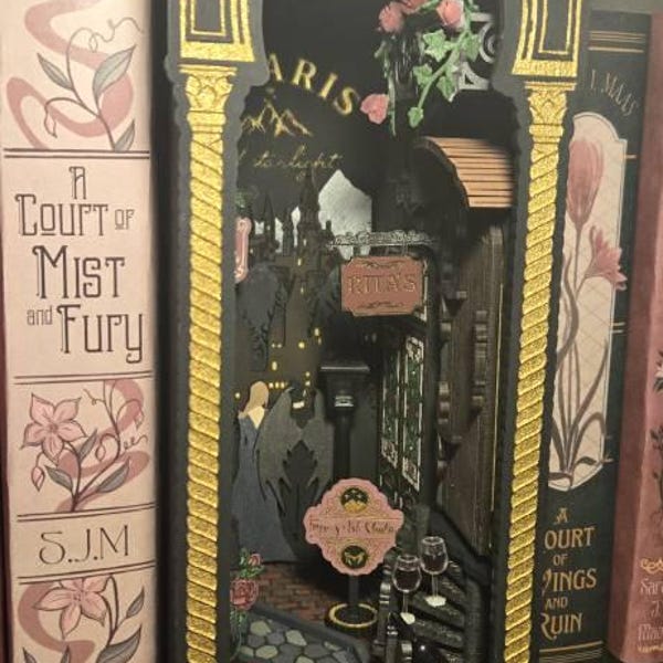 Acotar Inspired Book Nook| Fantasy Books | Bat Boys | Reading Gifts ...