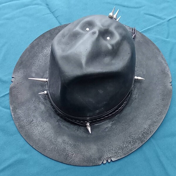 Vintage Rare Custom Open Crown Hat,high Bowler Western Cowboy ...