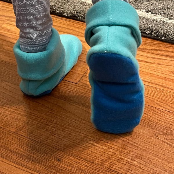 Snowbound Slipper Boots Sewing Pattern - Etsy