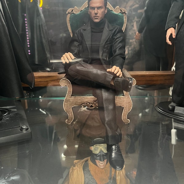 Miniature Throne for Doll, Vintage Throne, Dollhouse Chair, Throne With ...