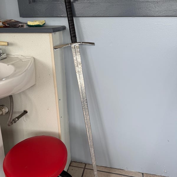 HEMA CARBONSTEEL SWORD Blunt Edge Training Practice Single Handed Sword ...