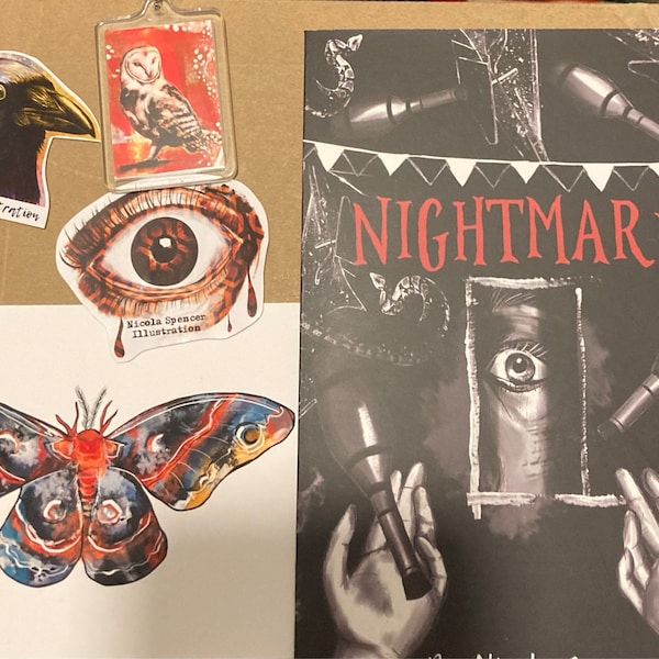 Skeletal Hare - A5 Horror Illustration Gothic Art Print - Animal ...