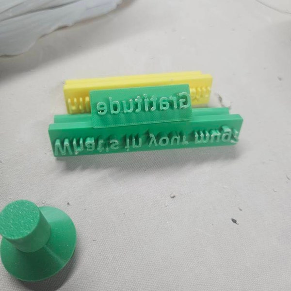 Custom Word Stamp (1-25 Characters Long), Custom Text, Personalized ...