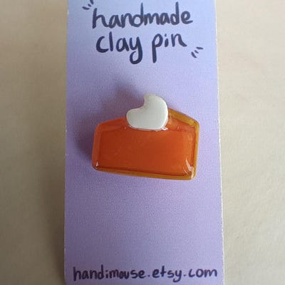 Polaroid Pin Handmade Clay Pins Flower Sunse Handpainted Polaroid Photo ...