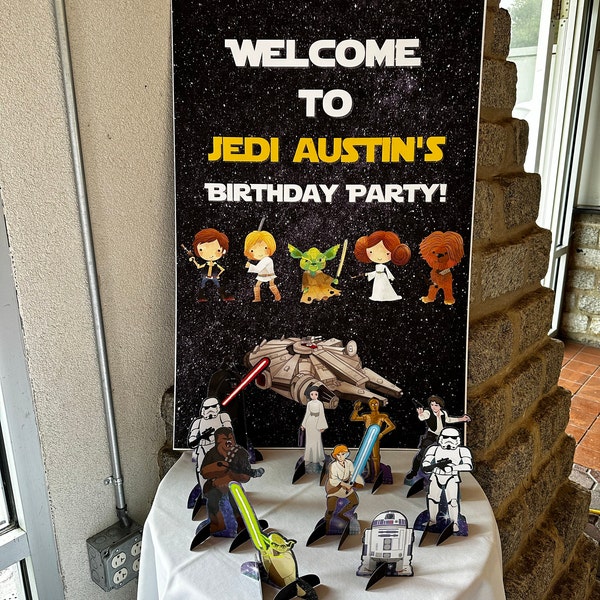 Star Wars Inspired Birthday Invitation | 1st Birthday Invite | Jedi ...
