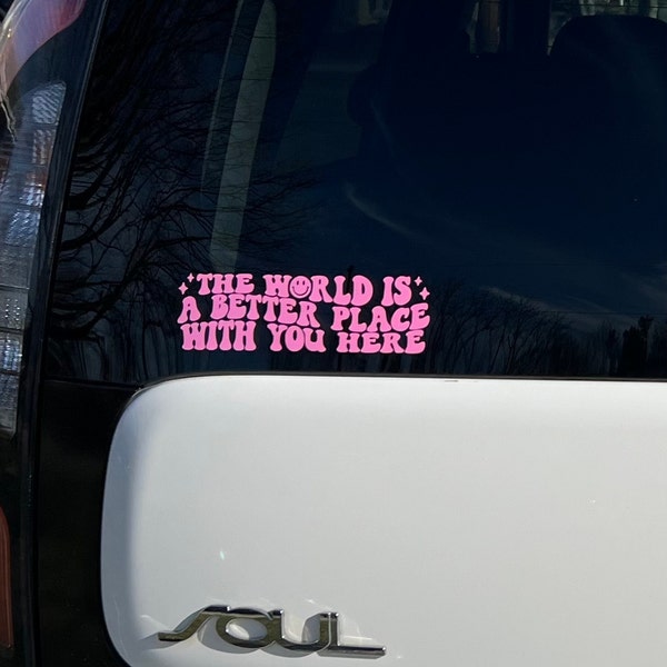 Positive Vinyl Decal - Car Window Decal Sticker, Laptop Decal, Trendy ...