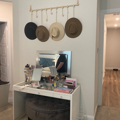 Boho Chic Hat Hanger, Minimal Hat Hanger, Boho Wall Decor - Etsy