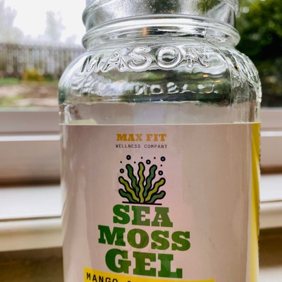 Organic Pure Sea Moss Gel Wildcrafted Gold Sea Moss From Saint Lucia ...