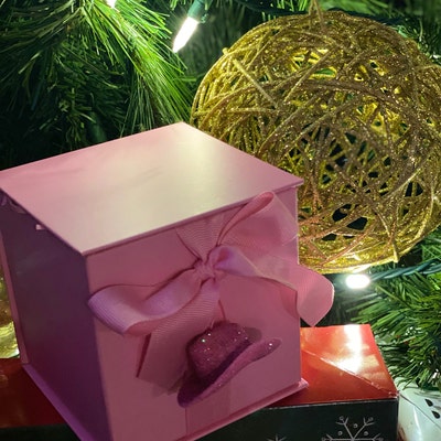 Pink Glitter Mini Ornament - Etsy