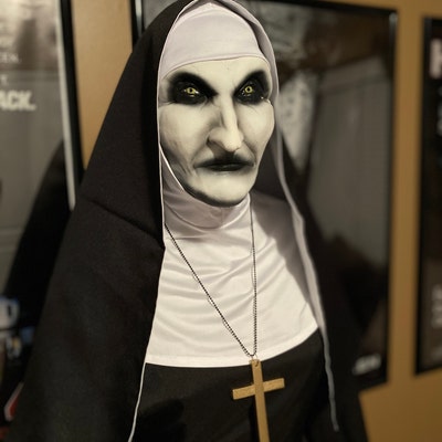 Nun Mask - Etsy