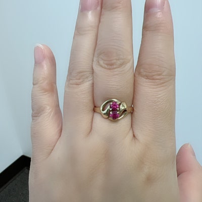 1965 Class Ring 10k Gold Ripon High School m P Initials Size 6.75 / N ...