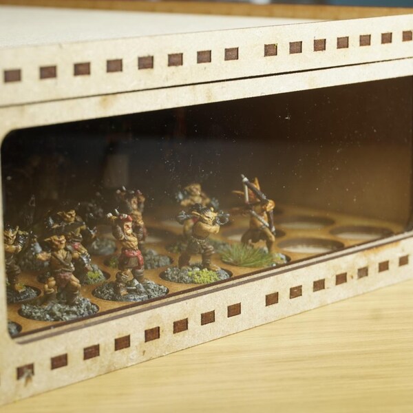 Miniature Storage Tray With Clear Acrylic Window-stackable- Different ...