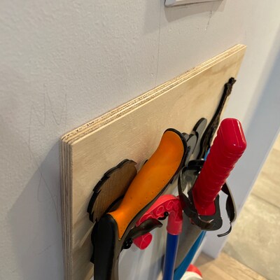 Wood Safari Coat Clothes Hanger Hook Jungle Animals Nursery Wall ...